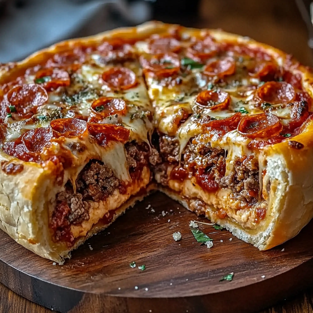 Deep-Dish Pizza Pie Recipe – A Hearty Slice of Comfort - My WordPress