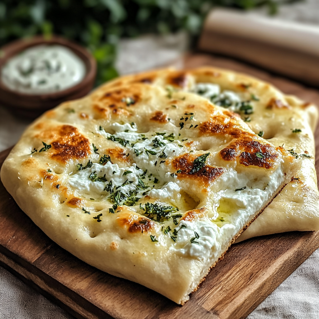 High Protein Cottage Cheese Flatbread Low Carb Gluten Free My