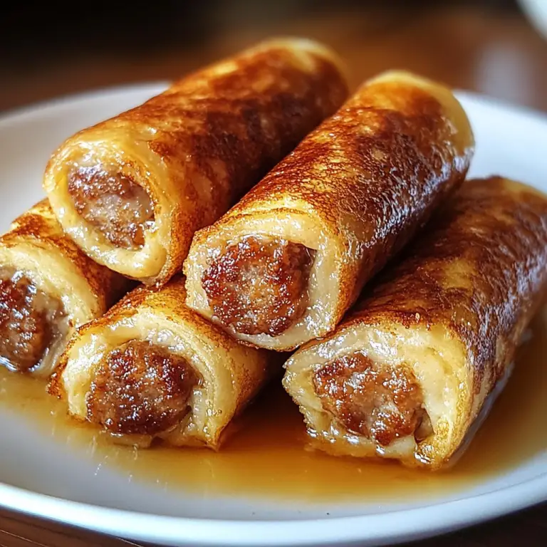 Sausage French Toast Roll-Ups – A Savory and Sweet Breakfast Treat – My ...