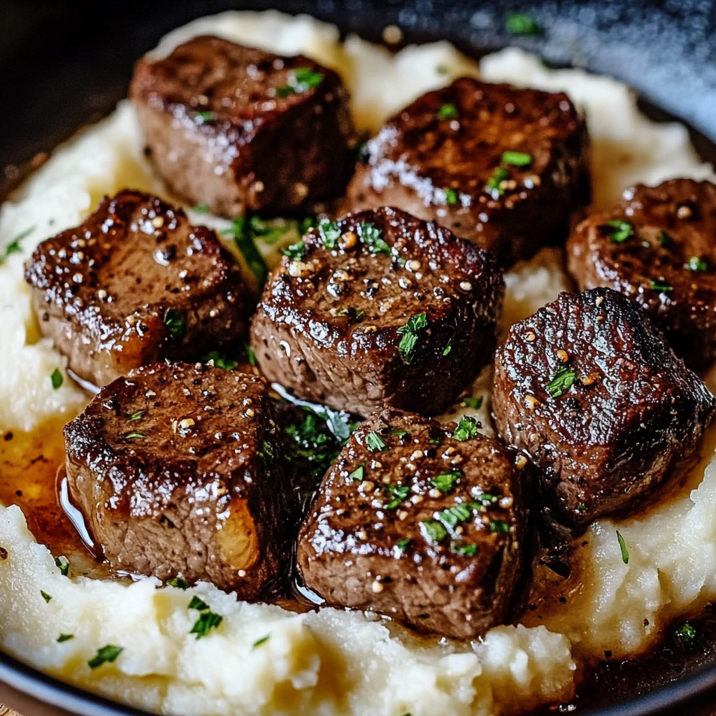 Sizzling Steak Bites with Creamy Mash: A Simple Recipe Guide – speedyyums