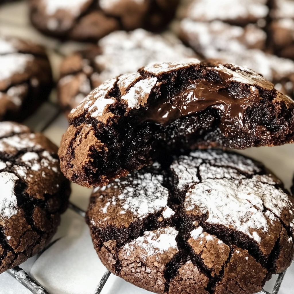 Chocolate Crinkle Cookies – Fudgy Brownie-Like Delights with a Sugary ...