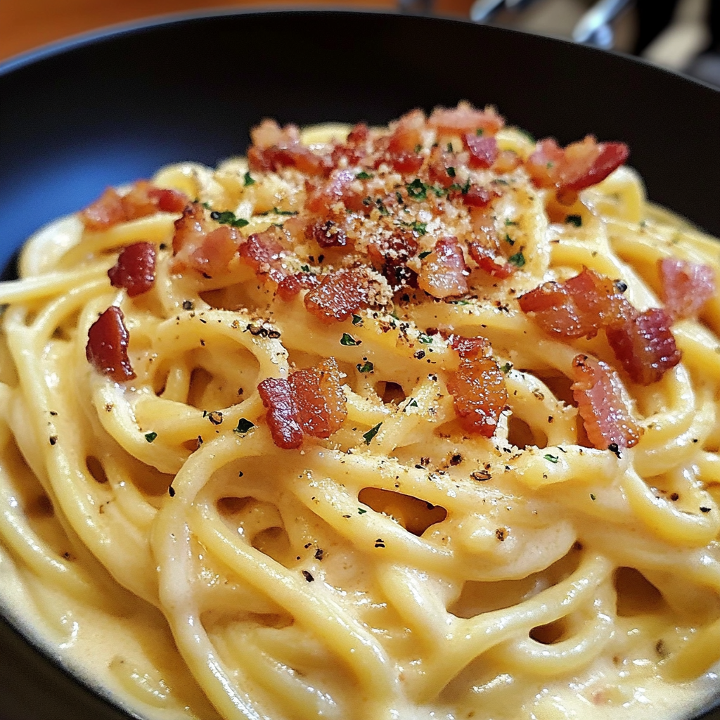 Creamy Bacon Carbonara Pasta – Classic Italian Comfort in 30 Minutes ...