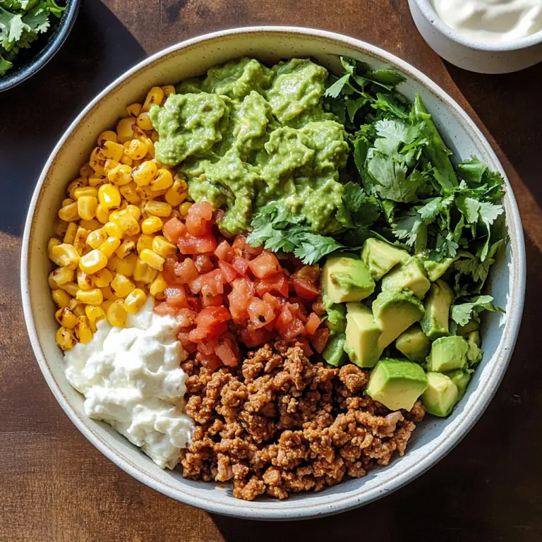 High-Protein Turkey Taco Bowl – Healthy Meal Prep with Lean Ground ...