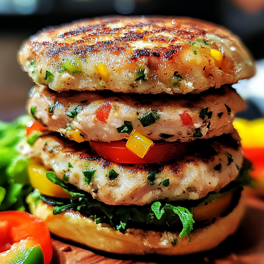Garden Fresh Chicken Burgers – Juicy, Healthy & Packed with Fresh ...