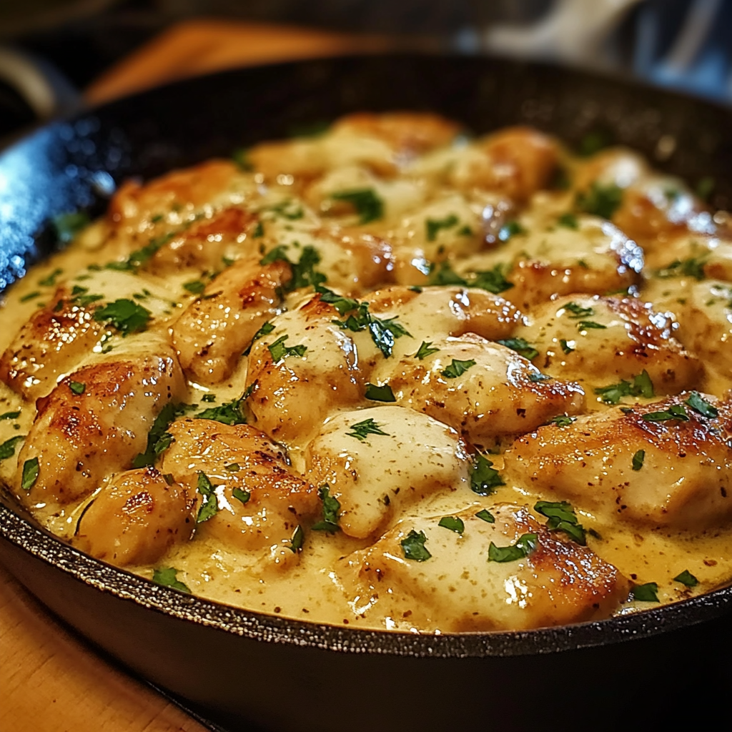 Texas Roadhouse-Style Garlic Butter Chicken Skillet – Savory, Easy One ...