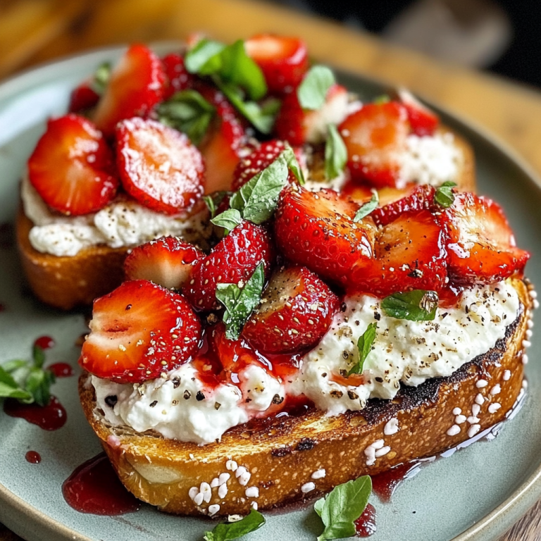 Roasted Strawberry Whipped Ricotta Toast – A Creamy, Sweet Summer ...