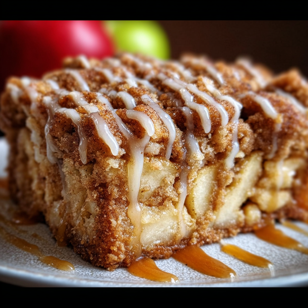 Apple Crumb Cake with Cinnamon Apple Drizzle – The Ultimate Fall ...